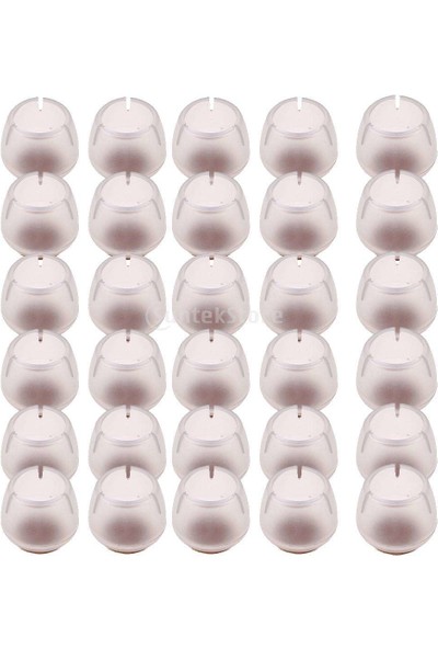 Dolity 30XCLEAR Silikon Yuvarlak Sandalye Bacakları Kapaklar Pedler 17-21MM Ahşap Zemin Koruyucuları (Yurt Dışından) Dolity 30XCLEAR Silikon Yuvarlak Sandalye Bacakları Kapaklar Pedler 17-21MM Ahşap Zemin Koruyucuları (Yurt Dışından)