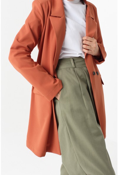 ALLDAY Kruvaze Cepli Blazer Ceket