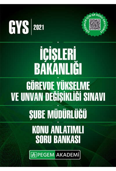 İçişleri Bakanlığı Görevde Yükselme ve Unvan Değişikliği Sınavı Şube Müdürlüğü Konu Anlatımlı Soru Bankası İçişleri Bakanlığı Görevde Yükselme ve Unvan Değişikliği Sınavı Şube Müdürlüğü Konu Anlatımlı Soru Bankası