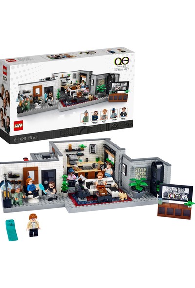 LEGO® Queer Eye # Fab 5 Çatı Katı 10291 Yapım Seti; Popüler Televizyon Programından Fab 5 Çatı Katı#nın Parçalarla Yapılan Bir Modelini Yapın (974 Parça) LEGO® Queer Eye # Fab 5 Çatı Katı 10291 Yapım Seti; Popüler Televizyon Programından Fab 5 Çatı Katı#nın Parçalarla Yapılan Bir Modelini Yapın (974 Parça)