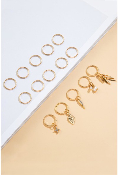 New Obsessions Sallantı Uçlu Saç Küpesi Seti New Obsessions Sallantı Uçlu Saç Küpesi Seti