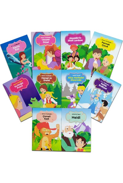 Renkli Dünya Çocuk Masalları Seti 2 (10 Kitap) Renkli Dünya Çocuk Masalları Seti 2 (10 Kitap)