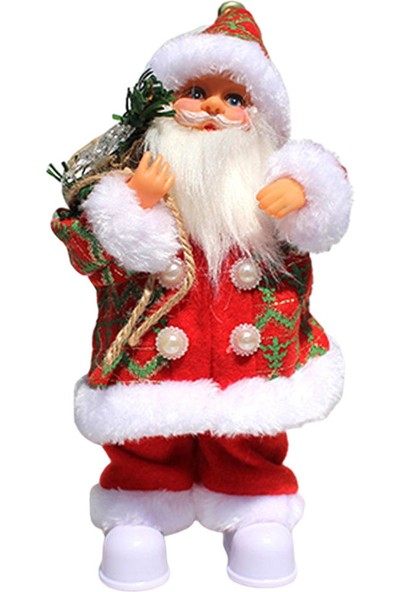 Dolity Elektrikli Noel Baba Peluş Bebek Yeni Yıl Xmas Parti Dekorasyon Santa Kırmızı Giysiler (Yurt Dışından) Dolity Elektrikli Noel Baba Peluş Bebek Yeni Yıl Xmas Parti Dekorasyon Santa Kırmızı Giysiler (Yurt Dışından)