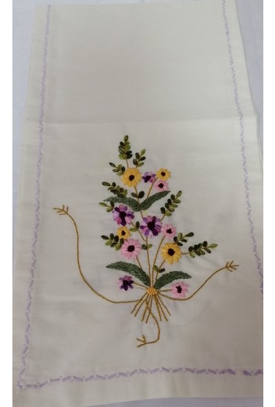 Elvaneli Kurdela Nakışlı El Emeği Runner