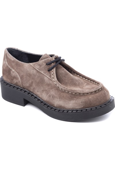 Kadın Oxford/ayakkabı MX-M.21602 Za Giuseppe Mengoni Oxford Süet Vizon