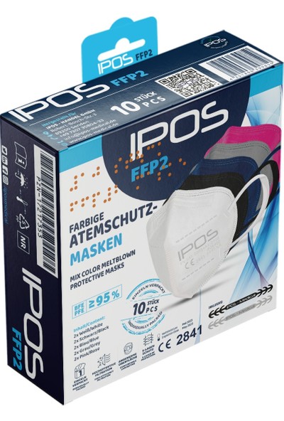 Ipos N95 Ffp2 Lacivert Maske Ipos N95 Ffp2 Lacivert Maske