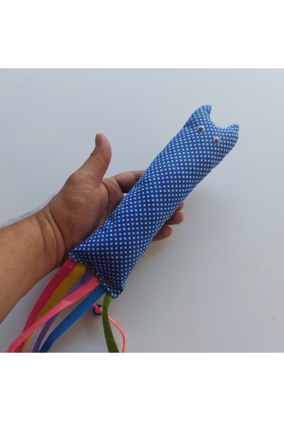 Lazy Pet Toys Kedi Yastık Kedi Oyuncağı & Catnipli & Zilli & Büyük Boy 26 Cm. [kuyrukla 40 Cm]