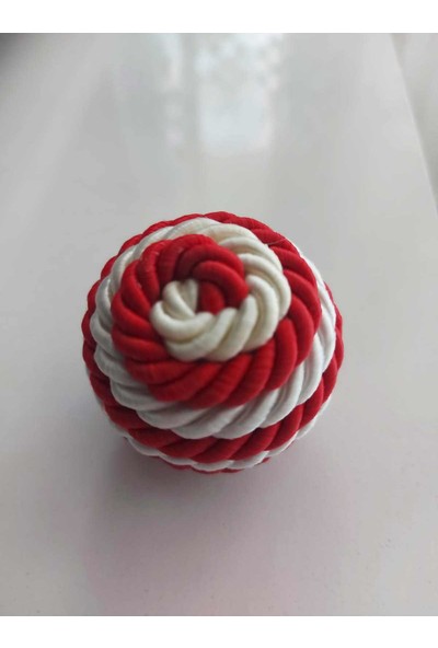 Lazy Pet Toys Renkli Halat Top Kedi Oyuncağı // Çap 5 Cm. // [ 1 Adet ]