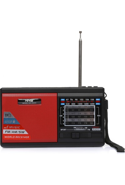 Nns Güneş Enerjili Şarjlı Radyo + El Feneri + Bt + USB + Tf Destekli Nns Güneş Enerjili Şarjlı Radyo + El Feneri + Bt + USB + Tf Destekli