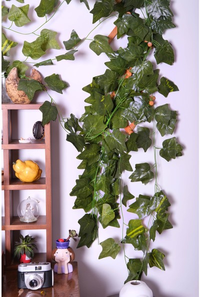 Casa Di Legno Dekoratif Yeşil Yapraklı Yapay Sarmaşık 2,3 mt