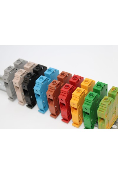 Onka 1027 Kırmızı Mrk 4mm² Vida Bağlantılı Ray Klemens Onka 1027 Kırmızı Mrk 4mm² Vida Bağlantılı Ray Klemens