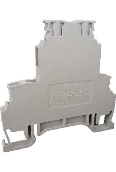 Onka 1612 Gri 2.5mm Mrk Çift Katlı Ray Klemens