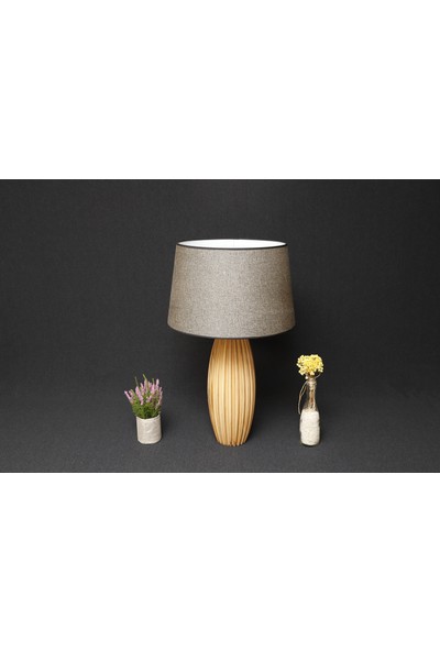 Doğal Ahşap Abajur Collezione Speranza