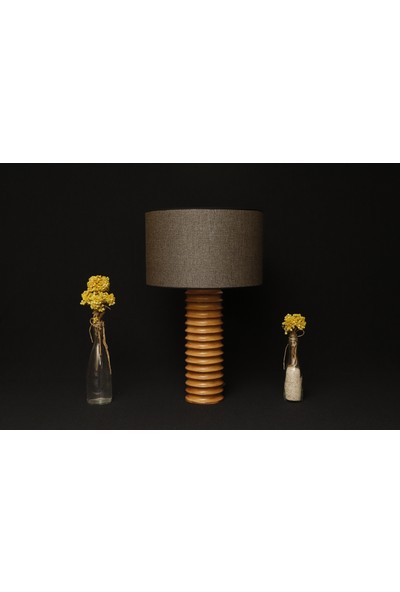 Doğal Ahşap Abajur Collezione Speranza