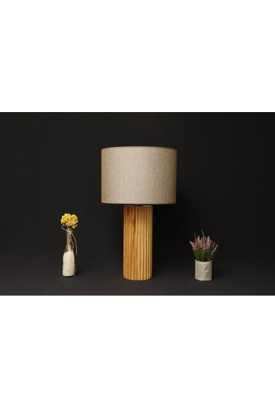 Doğal Ahşap Abajur Collezione Speranza