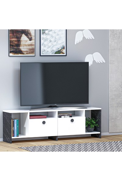 Cantek Monster Tv Ünitesi- Beyaz