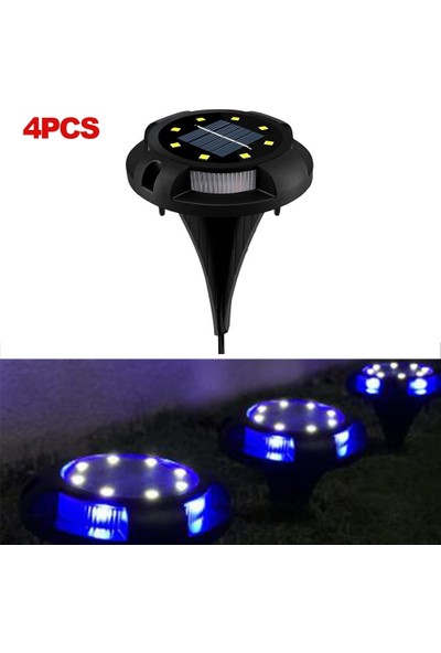 Aden Concept Dekoratif Solar Bahçe Zemin Aydınlatması 2 Fonksiyonlu 12 Ledli 4 Adet Aden Concept Dekoratif Solar Bahçe Zemin Aydınlatması 2 Fonksiyonlu 12 Ledli 4 Adet