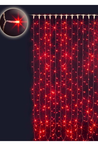 Alles Perde LED 3x2 Kırmızı - Eklenemez Alles Perde LED 3x2 Kırmızı - Eklenemez