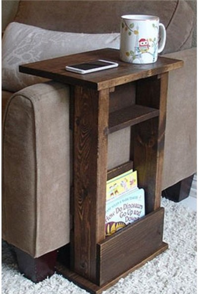 Plus Aksesuar Ahşap Dekoratif Tasarım Koltuk Yan Sehpası Yan Sehpa Gazetelik Dergilik Organizer Plus Aksesuar Ahşap Dekoratif Tasarım Koltuk Yan Sehpası Yan Sehpa Gazetelik Dergilik Organizer