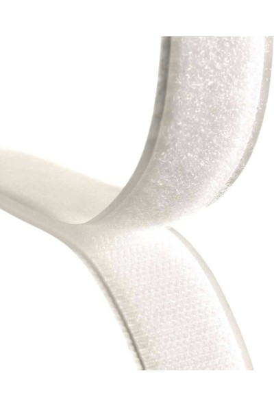 Cırt Bant 1 M Çift Taraflı Beyaz Cırt Cırt Bant En 2 cm Cırt Bant 1 M Çift Taraflı Beyaz Cırt Cırt Bant En 2 cm