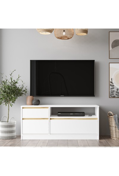 L'occi Concept Owen Tv Ünitesi Sehpası 120CM Keçe-Beyaz Ow7-Wk L'occi Concept Owen Tv Ünitesi Sehpası 120CM Keçe-Beyaz Ow7-Wk