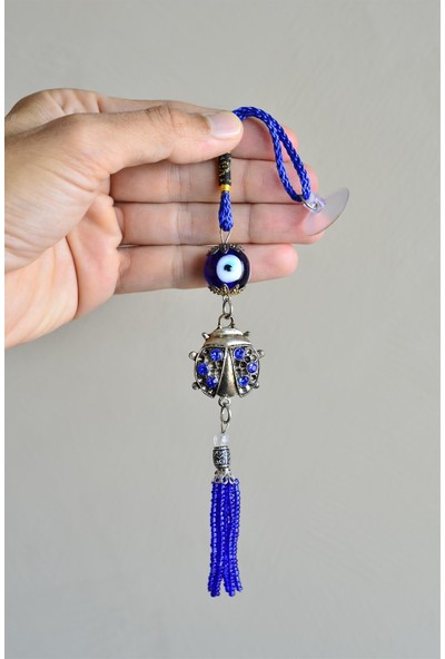 Miamantra Nazar Boncuklu Araba Süsü / Uğur Böceği Bereket Dikiz Ayna Süsü Miamantra Nazar Boncuklu Araba Süsü / Uğur Böceği Bereket Dikiz Ayna Süsü