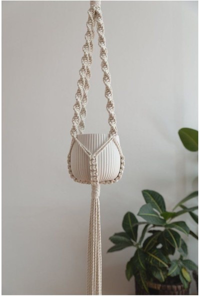 Knott With Love Makrome Saksılık