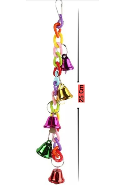 Uniq Bird Toys Zili 5'li Çan Kuş Stres Oyuncağı Uniq Bird Toys Zili 5'li Çan Kuş Stres Oyuncağı