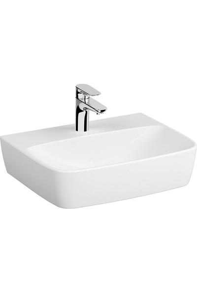 Vitra Shift 7076B003-0937 Lavabo, 55 Cm, Beyaz