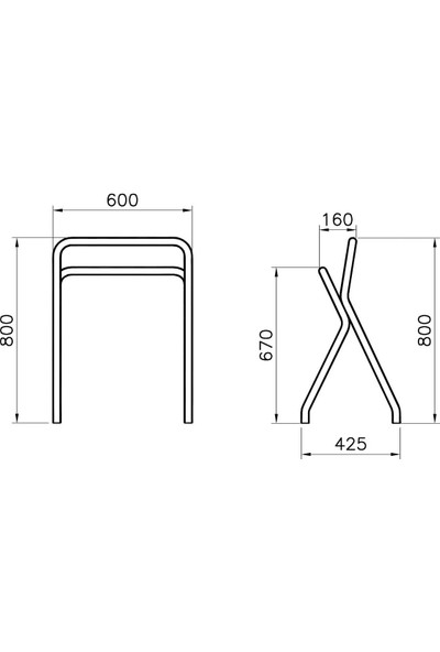Vitra Arkitekta A44448 Ayaklı Tutunma Barı, Özel Ihtiyaç