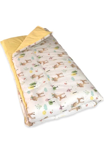 Bebek Özel Pamuklu Kumaştan Tek Kişilik Yorgan 155 x 215 cm