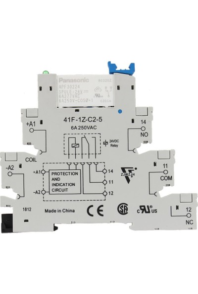 Panasonic 24V Dc Slim Röle+Soket