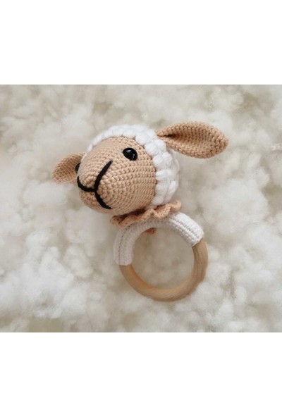 Toys City Kuzu Çıngırak Organik Örgü Oyuncak