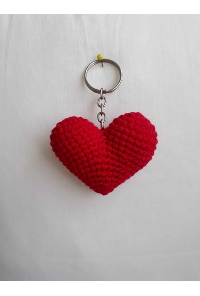 Toys City Kırmızı Kalpli Anahtarlık