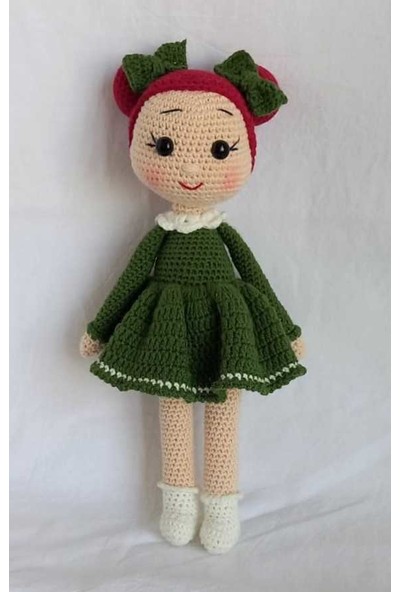 Toys City Yeşil Şirin Bebek Organik Oyuncak