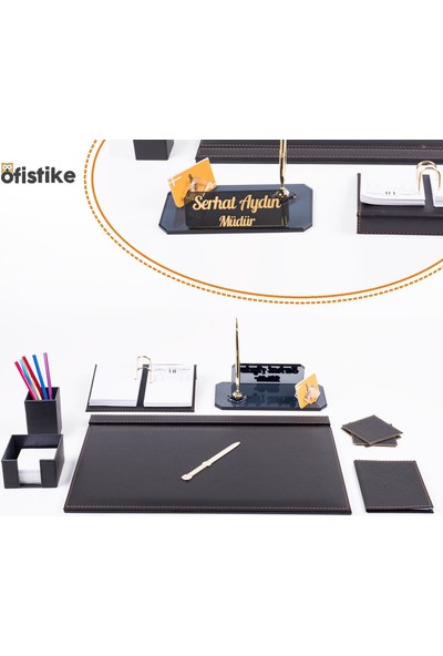 Ofistike Assos Deri Sümen Takımı - Kristal İsimlikli Kabartma Yazılı Ofistike Assos Deri Sümen Takımı - Kristal İsimlikli Kabartma Yazılı