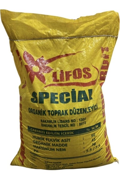 Lifos Leonardit Toprak Düzenleyici - Toz Gübre (25 Kg)