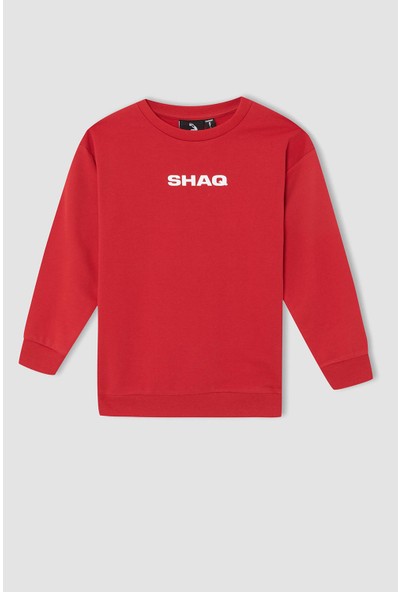 DeFacto Erkek Çocuk Shaquille O'Neal Lisanslı Relax Fit Bisiklet Yaka Sırt Baskılı Sweatshirt W0300A621WN DeFacto Erkek Çocuk Shaquille O'Neal Lisanslı Relax Fit Bisiklet Yaka Sırt Baskılı Sweatshirt W0300A621WN