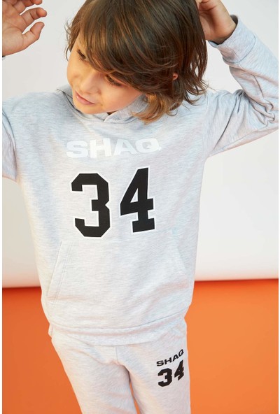 DeFacto Erkek Çocuk Shaquille O'Neal Lisanslı Regular Fit Kapüşonlu Sweatshirt W0302A621WN DeFacto Erkek Çocuk Shaquille O'Neal Lisanslı Regular Fit Kapüşonlu Sweatshirt W0302A621WN