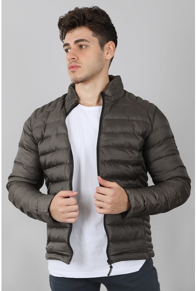 Arlin Erkek Dar Kesim Cepli Fermuarlı Haki Mont Arlin Erkek Dar Kesim Cepli Fermuarlı Haki Mont