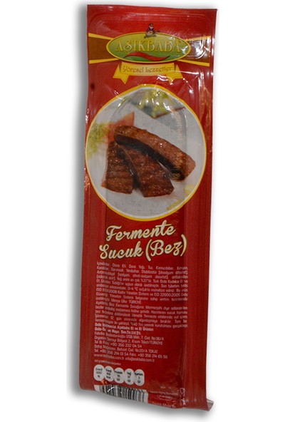 Tokat Aşıkbaba Bez Sucuk 250 gr Tokat Aşıkbaba Bez Sucuk 250 gr
