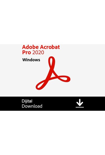 Adobe Acrobat Pro Dc 2020 Dijital Indirilebilir Lisans Adobe Acrobat Pro Dc 2020 Dijital Indirilebilir Lisans