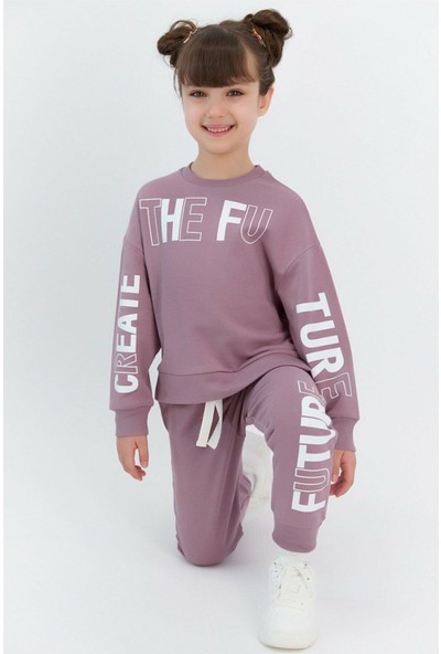 Roly Poly 2614-G Kız Çocuk Uzun Kol Garson Boy Eşofman Takımı