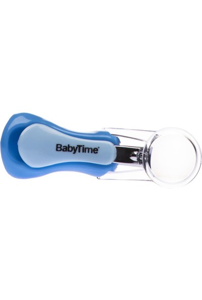Baby Time Büyüteçli Tırnak Makası - Mavi