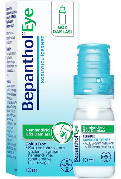 Bepanthol Eye Nemlendirici Goz Damlası Çoklu Doz 10 ml