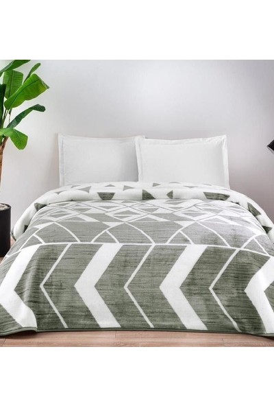 Taç - Sandy Gri Çift Kişilik Happy Days Battaniye Taç - Sandy Gri Çift Kişilik Happy Days Battaniye