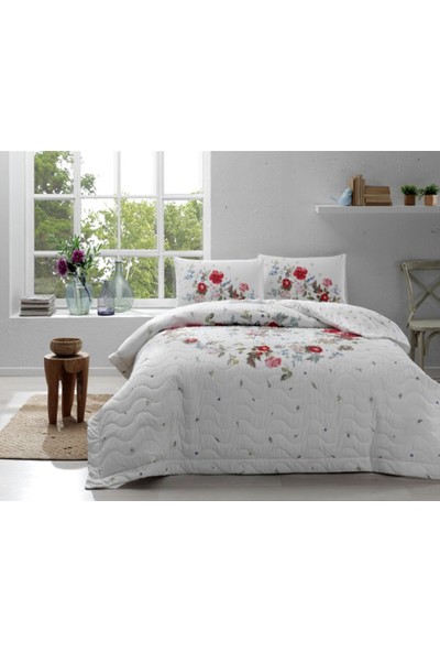 Taç - Sander Kırmızı Dört Mevsim Çift Kişilik Nevresim Takımı