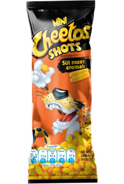 Cheetos Shoots Mini Süt Mısır Cips 15 gr