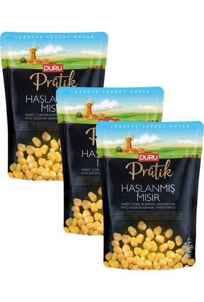 Duru Pratik 3lü Haşlanmış Mısır 705 gr