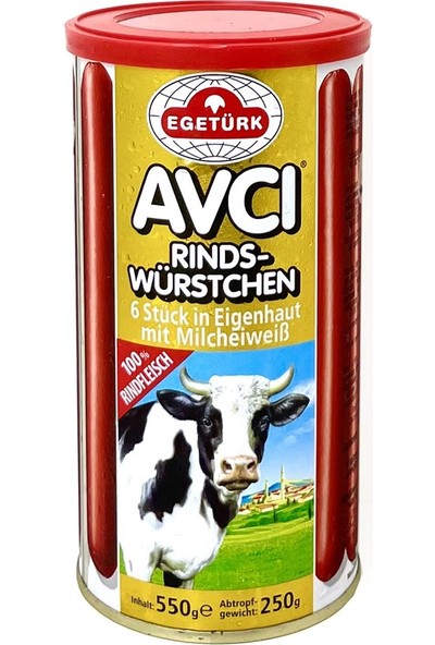 Egetürk Avci Rindswürstchen Sosis 550 gr